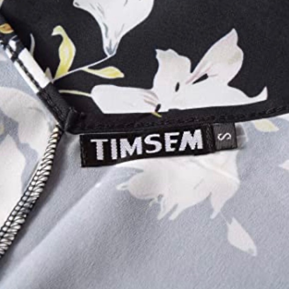Timsem | Tops | Tinsel Black Floral Tank Spaghetti Strap Tank | Poshmark